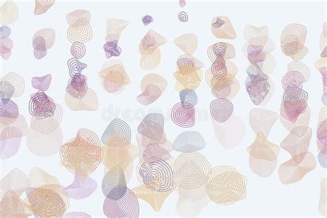 Artistic Rounded Shapes Background Pattern Abstract Surface Graphic Wallpaper And Texture