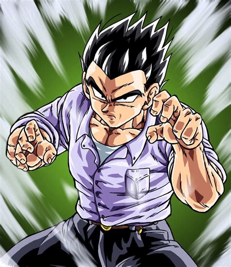 Son Gohan Ultimate Gohan Dragon Ball Absurdres Highres Tagme Aura Black Eyes Black Hair