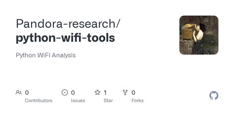 Github Pandora Researchpython Wifi Tools Python Wifi Analysis