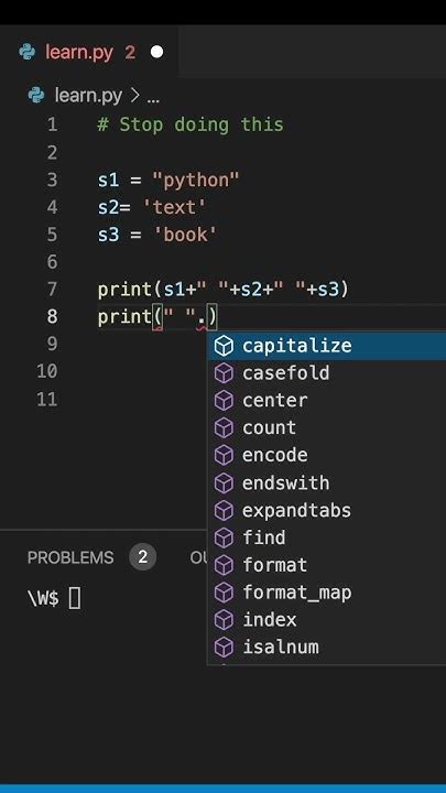 string join method python avoid other methods to join python string
