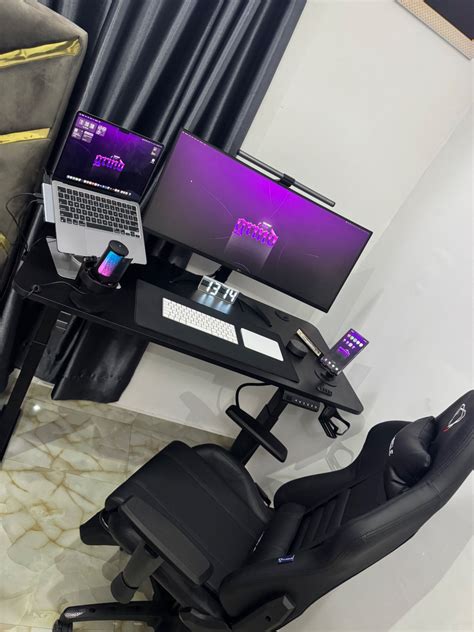 Your Best Place Is Your Peace In 2025 Small Room Setup Trading Desk Game Room Design