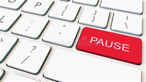 Pause Break Keyboard Key Stock Image Image Of Useful 3162355