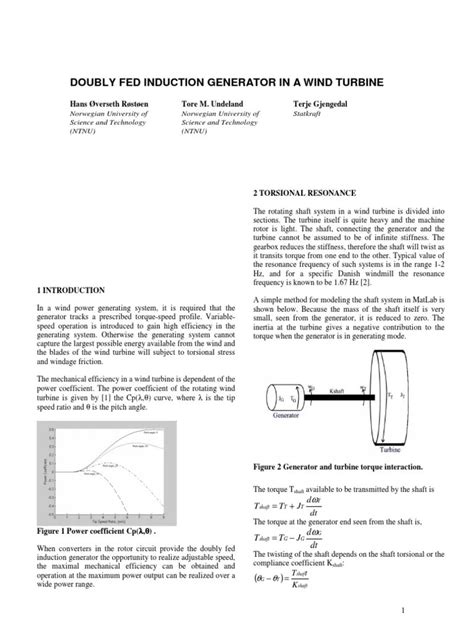 Induction Generator In Matlab