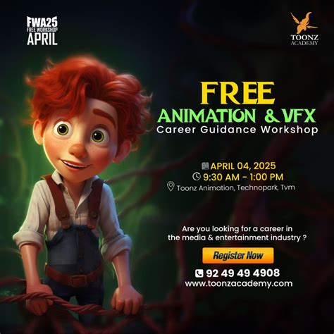 Fwa25 Freeworkshop Animationeducation Toonzacademyworkshop Vfx Afma Creativefuture