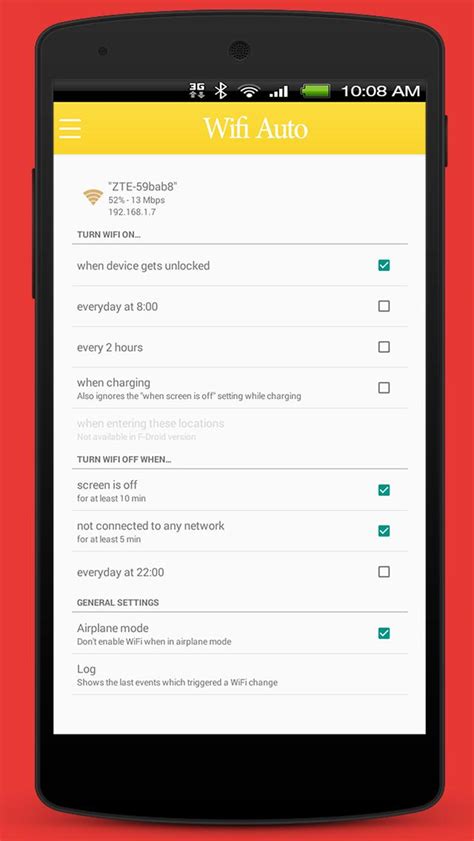 Wifi Automatically Turn Off Turn On Free 2019 Apk For Android Download