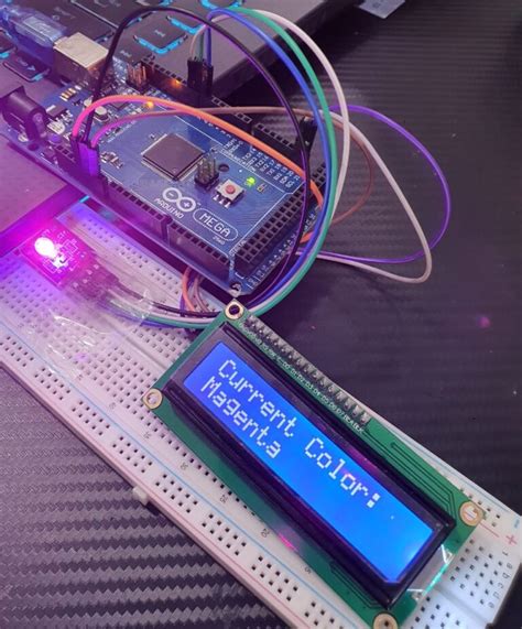 Controlling An RGB LED With A LCD Using Arduino Science Math Discovery