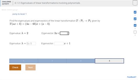 Solved CHALLENGE ACTIVITY 6 1 2 Eigenvalues Of Linear Chegg Com