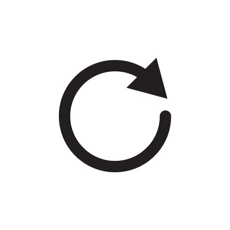 Premium Vector Refresh Icon Vector Illustration