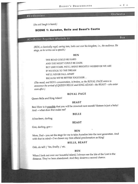 Descendants Script Pdf