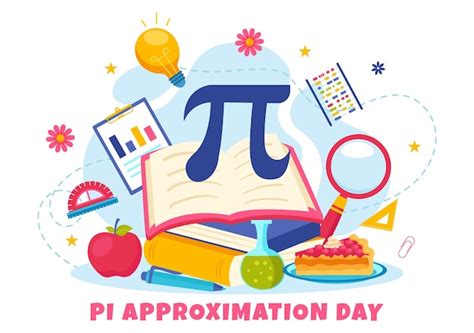 Premium Vector Pi Approximation Day Vector Illustration On July 22 With Mathematical Constants