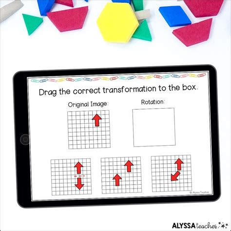 Transformations Math Worksheets Transformations Math Worksheets