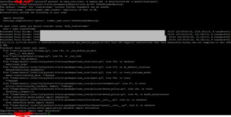 Rasa Core Tensorflow Error Aws Ec2 Server · Issue 2828 · Rasahqrasa · Github