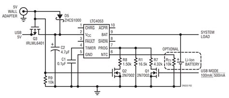 Design Note 320 New Ics Simplify Battery Charging From The Usb Analog Devices