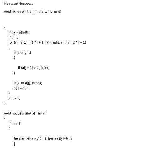 Solved In Heapsort We View An Array As A Binary Tree Using