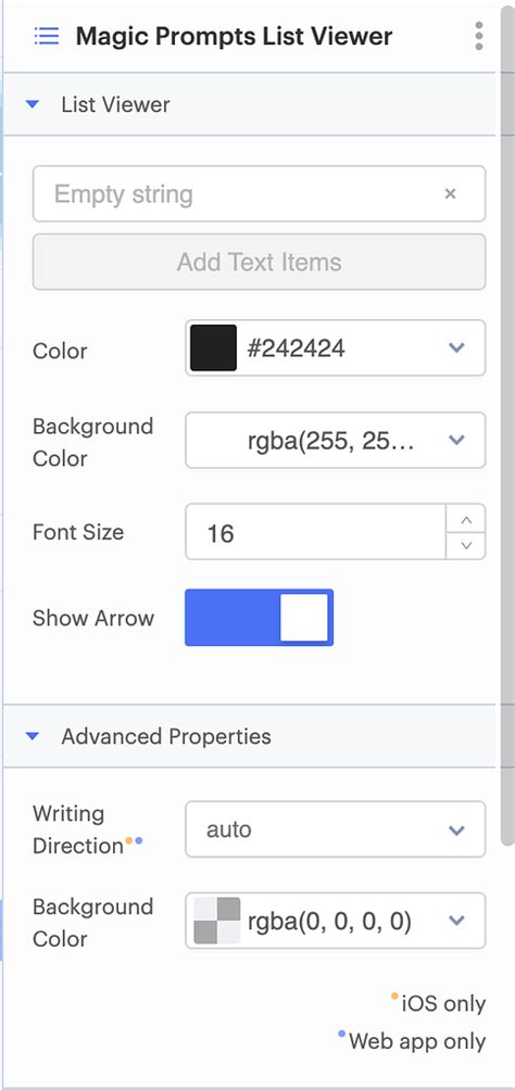 Conflicting Properties For List Viewers Background Color Questions About Thunkable Community