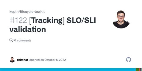 [tracking] slo sli validation · issue 122 · keptn lifecycle toolkit · github