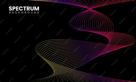 Premium Vector Abstract Rhythmic Sound Wave Spectrum Background Abstract Wavy Background