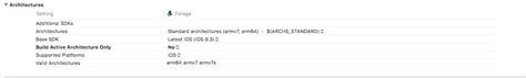 Ios Error 90098 Missing 64bit Support Xcode 73 Stack Overflow