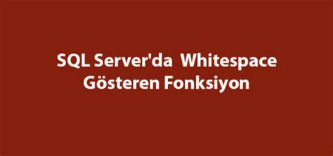 Sql Serverda Outer Apply Kullanmak Sql Server Eğitimleri