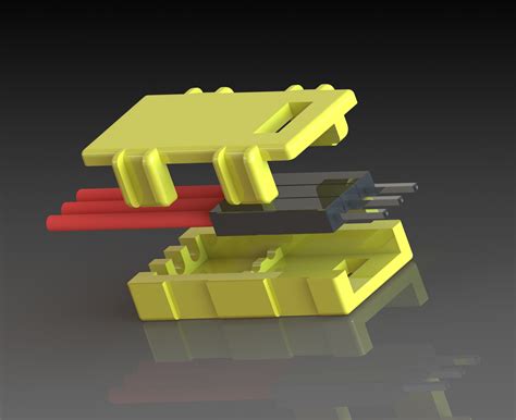 Connector Housing Dupont 3pin 12mm By Nerdcorner Download Free Stl Model