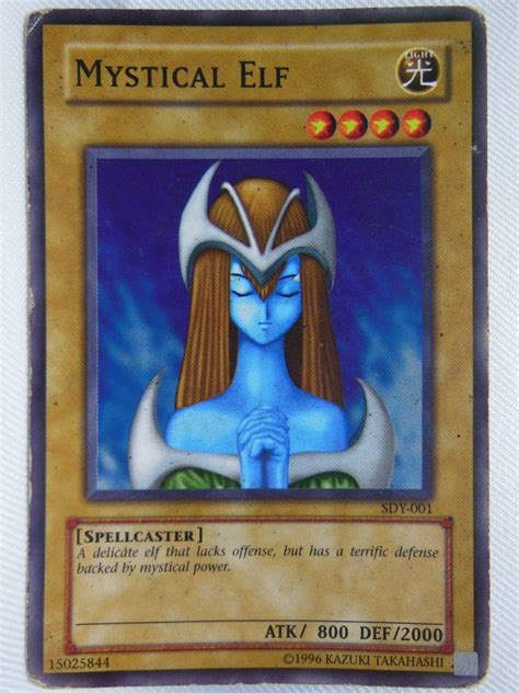 Mystical Elf Yu Gi Oh Carta Sdy Animeien Mercado Libre