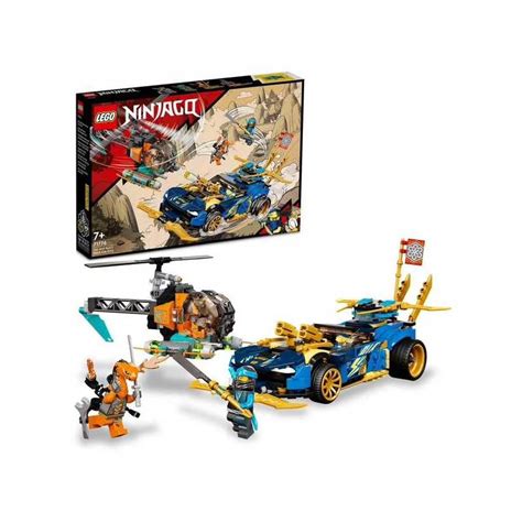 71776 LEGO NINJAGO LÉvolution de la voiture de course de Jay et Nya