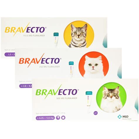 BRAVECTO PRO KOČKY M (od 2,8 do 6,25kg) | MetropoleVet Praha