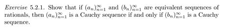 Solved Exercise Show That If An And Bn Are Chegg