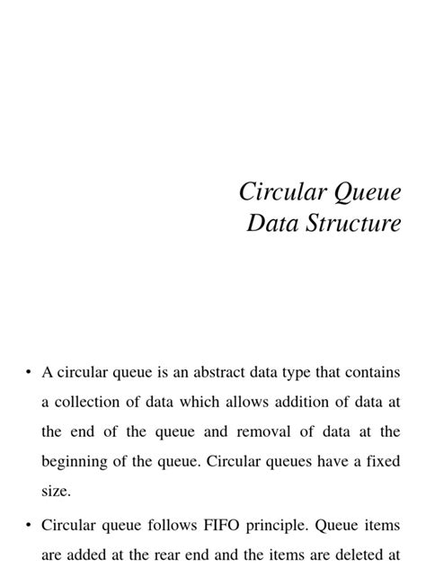 Circularqueue Pdf Queue Abstract Data Type Computer Programming