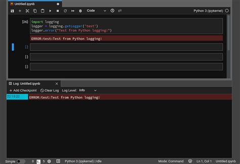 How To Work With Log Console Jupyterlab Jupyter Community Forum