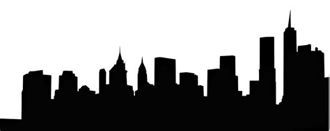 City Background Illustration Black 22534279 Png