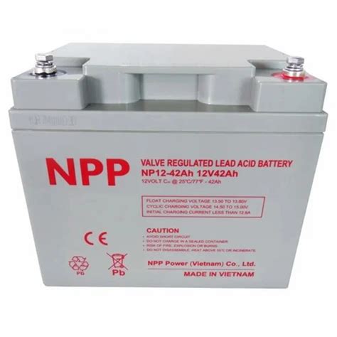 Npp Np12 42ah Lead Acid Battery At ₹ 3200 Sealed Lead Acid Battery In Ranchi Id 2854642842348