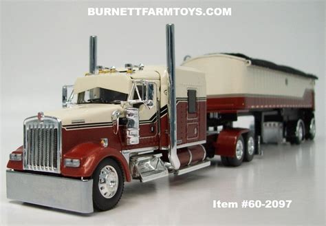 Item 60 2097 Cream Burnt Orange Black Stripe Kenworth W900l 72 Inch A