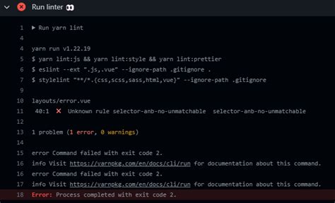 stylelint v14 16 1 false error with nuxtjs v2 · issue 6727 · stylelint
