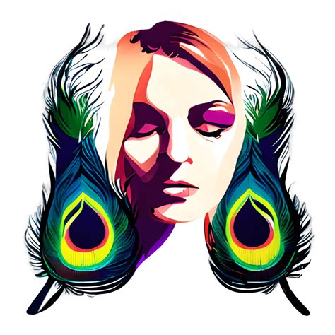 Peacock Feathers Graphic · Creative Fabrica