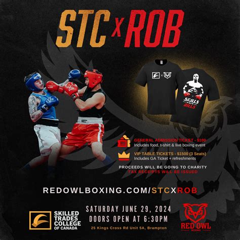 Upcoming Events Red Owl Boxing