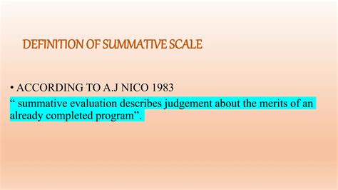 Sematic Differential Scale And Summated Scale Pptx