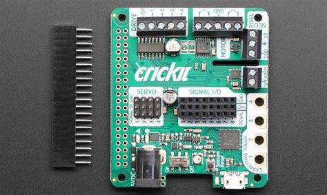 adafruit crickit hat for raspberry pi linux computers makerobotfriend