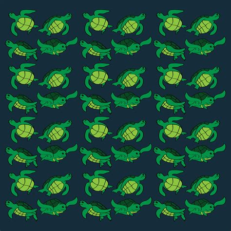 Background Pattern Seamless Turtle Vector Illustration 19796906 Vector Art At Vecteezy