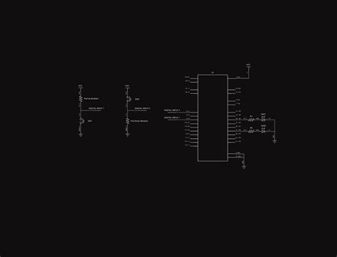 Schematic For Pull Up And Pull Down Resistors · Flux