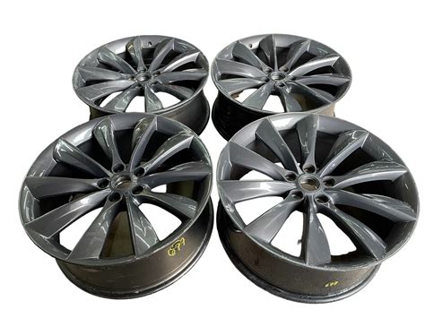 21 Inch Staggered Tesla Rims Wheels Tesla Model S X Turbine Oem Set 4 For Sale Emgcartech