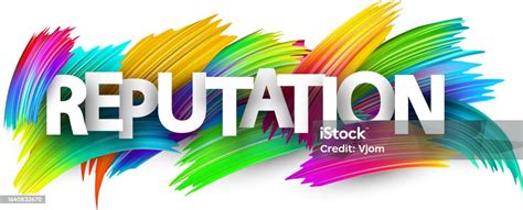 흰색 위에 다채로운 스펙트럼 페인트 브러시 스트로크가 있는 평판 종이 단어 기호 1위에 대한 스톡 벡터 아트 및 기타 이미지