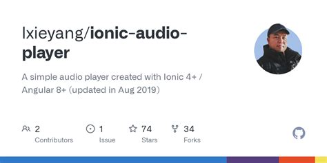 Github Lxieyangionic Audio Player A Simple Audio Player Created