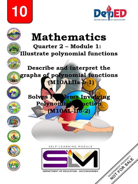 Q2 Module 1 Pdf Polynomial Zero Of A Function