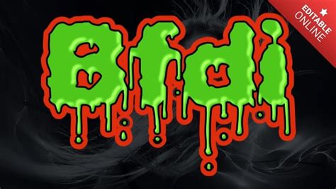 Bfdi Zombie Font Text Effect Generator