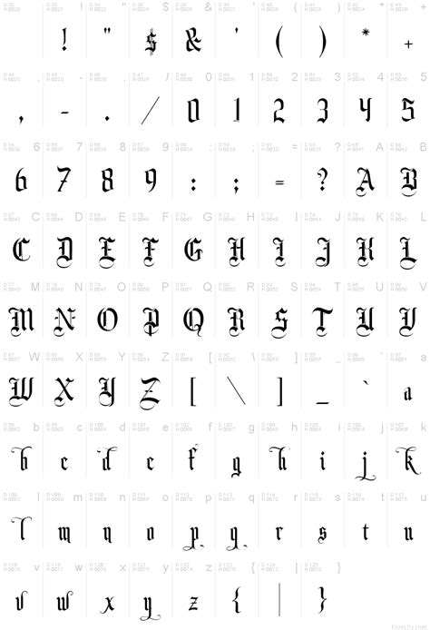 Monk Gothic Font