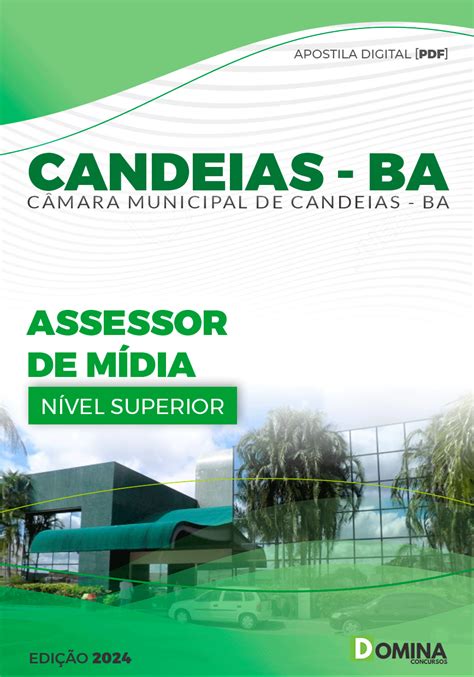 Apostila Câmara Candeias Ba 2024 Assessor De Mídia Domina Concursos