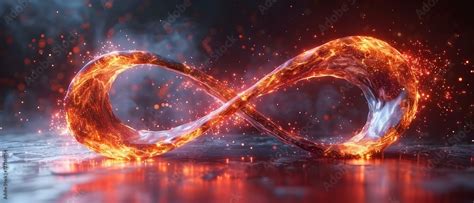 Digital Infinity Symbol Representing Devops In Isometric Style Concept Coding Tech Devops