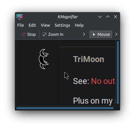 How To Magnify Certain Part Of The Screen Wherever I Take My Mouse Pointer KDE Plasma