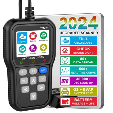 YM319 OBD2 Scanner OBDII EOBD Professional Auto Engine Clear Fault Code
